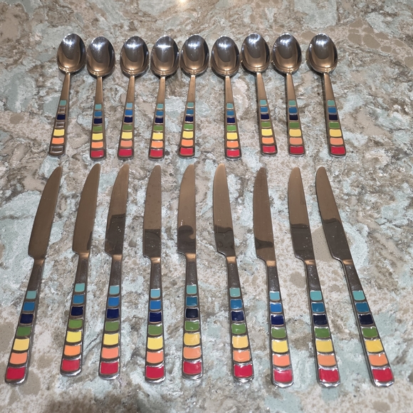 Fiestaware | Dining | Fiestaware Masquerade Flatware | Poshmark